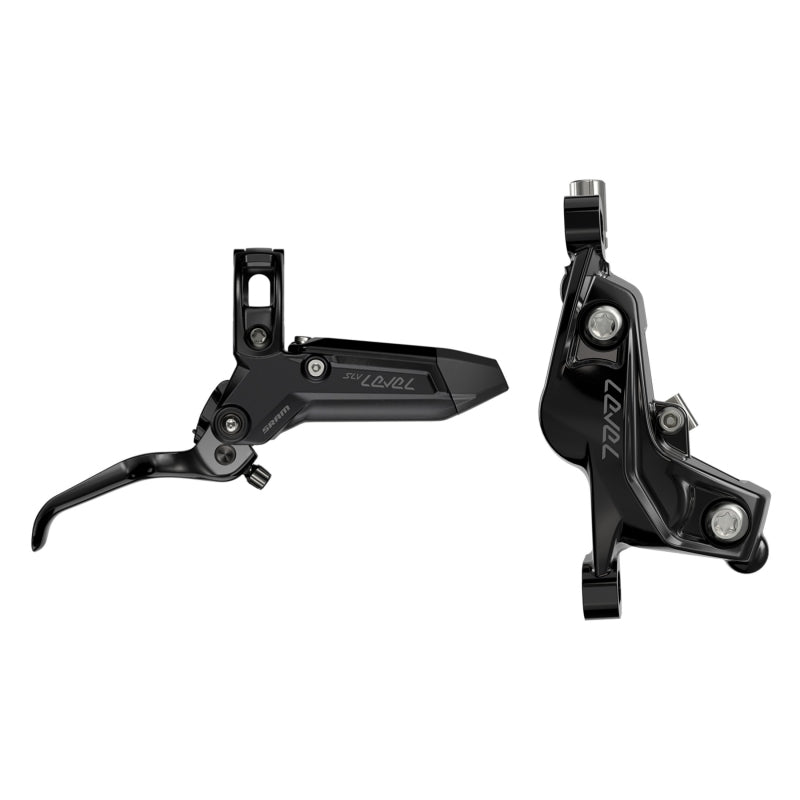 SRAM Level Silver Stealth Disc Brake Lever - Rear Post Mount 4-Piston