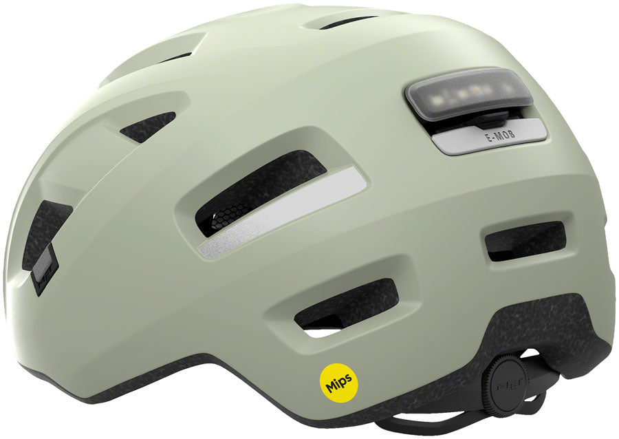 MET E-Mob MIPS Helmet - Moss Gray/Matte Medium