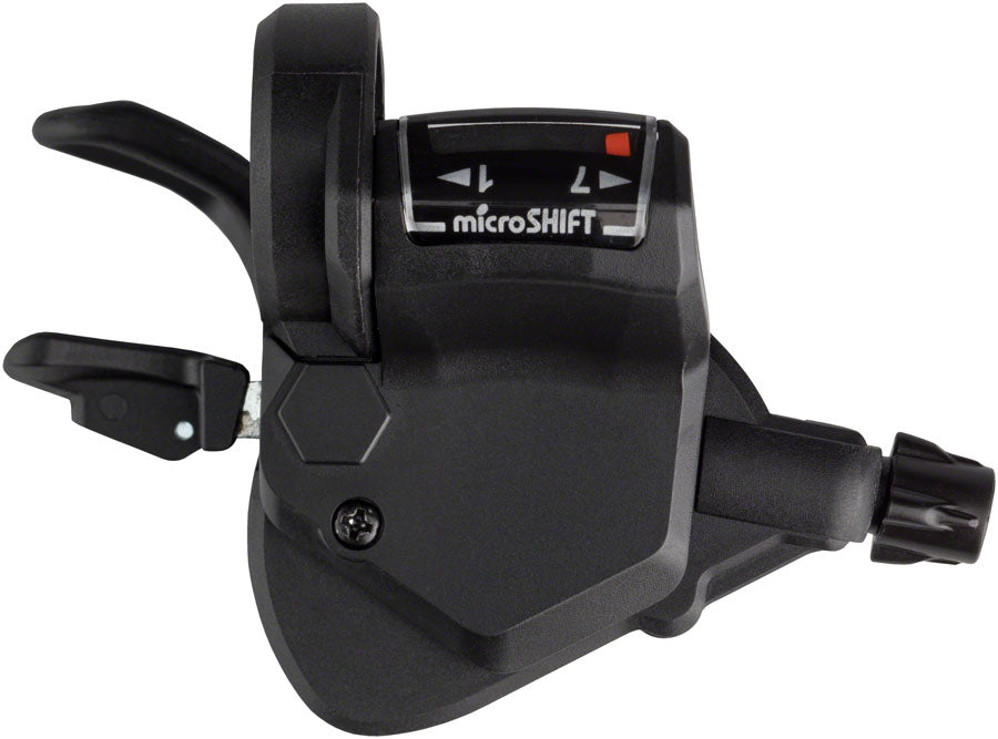 microSHIFT Mezzo Right Thumb-Tap Shifter 7-Speed Optical Gear Indicato