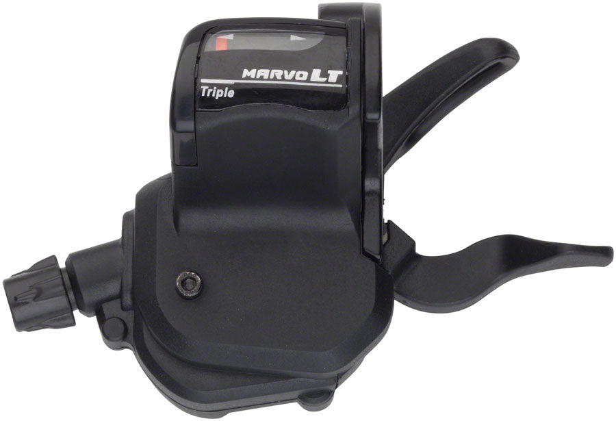 microSHIFT MarvoLT Left Trigger Shifter Triple Steel Lever Optical Gea